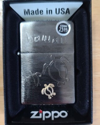 HAWAII TURTLE ZIPPO LIGHTER NIB | eBay