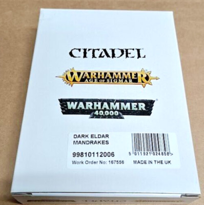 WARHAMMER 40K - DRUKHARI - DARK ELDAR MANDRAKES - NIB | eBay