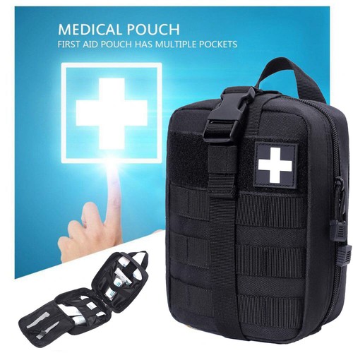Tactical First Aid Kit Medical Molle Rip Away EMT IFAK Survival ...