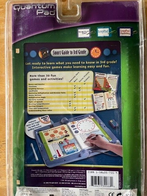 9 Quantum Pad Smart Guide 3rd Grade Series Book & Cartridge Learning ...
