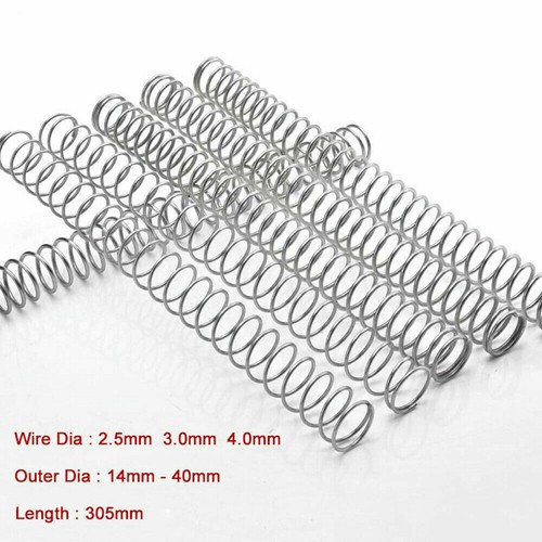 Length 305mm Compression Pressure Spring Powerful 304 Stainless Steel ...