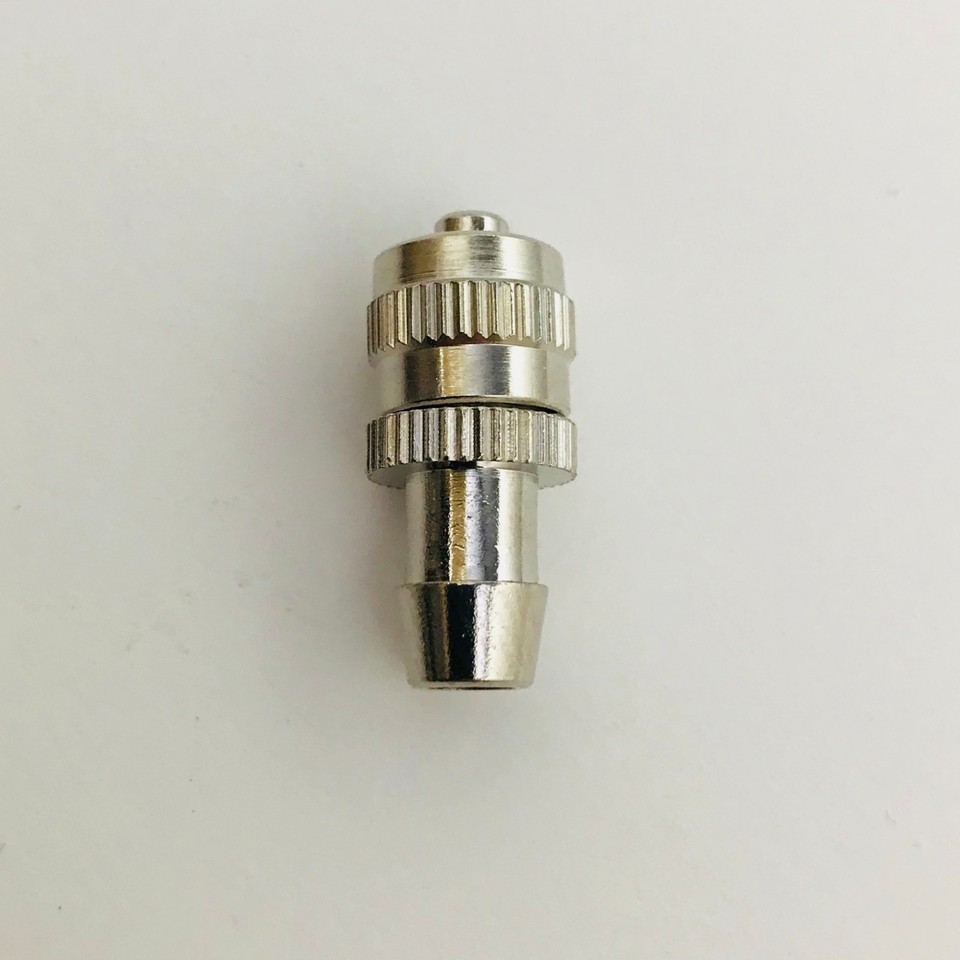 Metal Male Luer Lock Syringe Fitting to 4mm or 5/32" Barb OD Hose ID ...