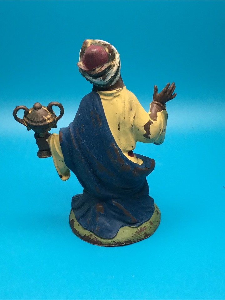 Vintage Italy Depose Fontanini Wise Man Magi #5 Spider Mark Christmas ...