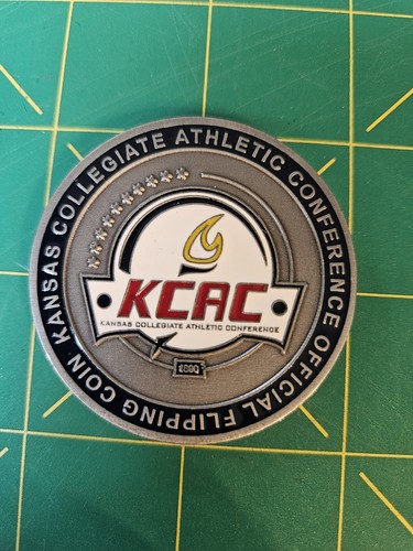 Kansas Collegiate Athletic Conference Official Flipping Coin Football ...