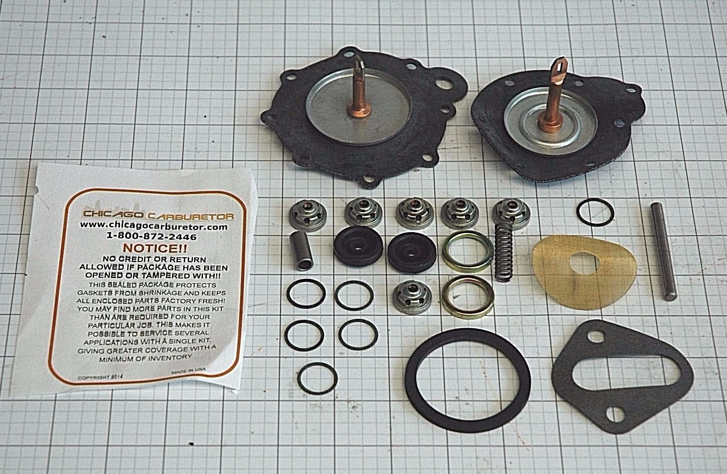 1951-54 PONTIAC FUEL PUMP KIT AC#'S 9630 & 9640 ETHANOL TOLERANT ...