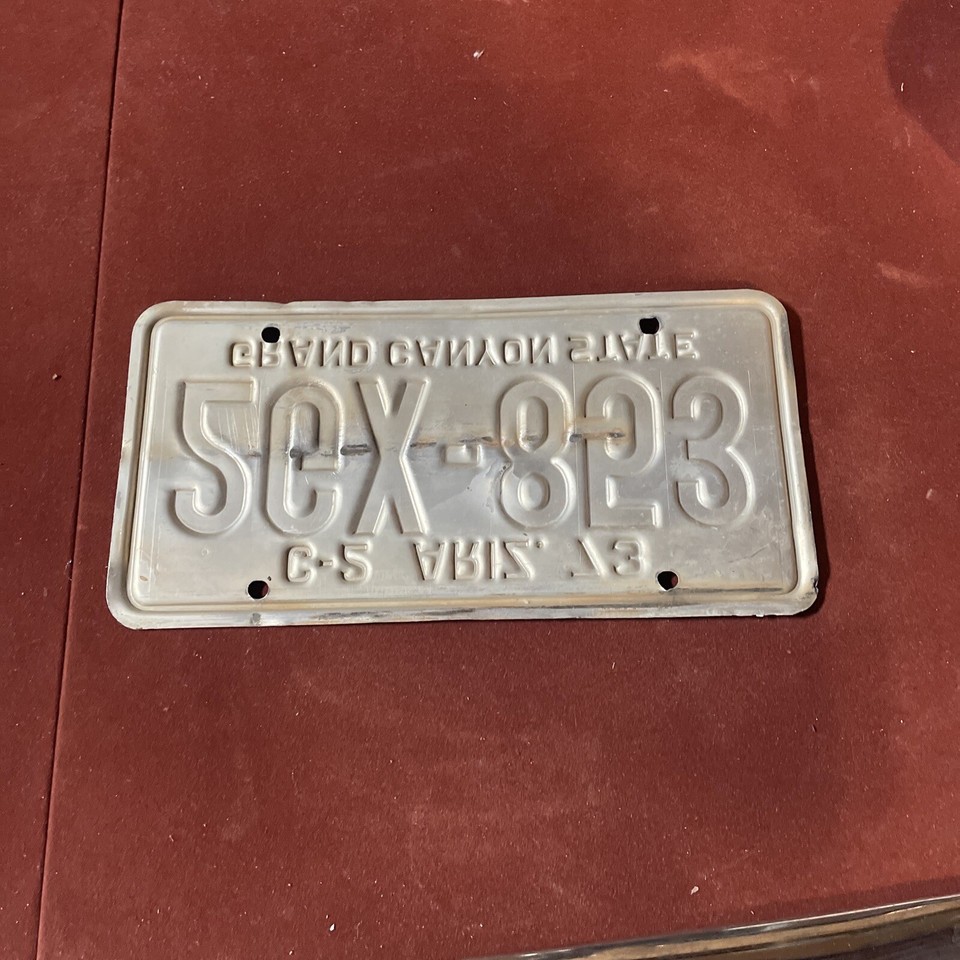 Arizona 1973 License Plate Grand Canyon State | eBay