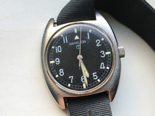 Gents Hamilton W10 Military Issued Wrist Watch 17J W10-6645-99 Swiss ...