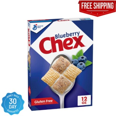 Blueberry Chex Cereal, Gluten Free Breakfast Cereal, Made with Whole ...
