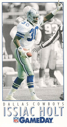 1992 GameDay Football Card #200 Issiac Holt | eBay