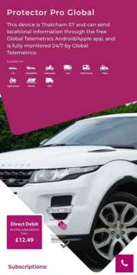 SmarTrack Protector Cat Category 7 Global GPS Car Tracker tracking ...