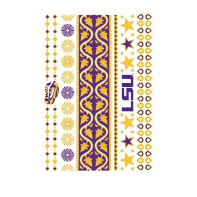 LSU Tigers Jewelry Flash Tattoos | eBay