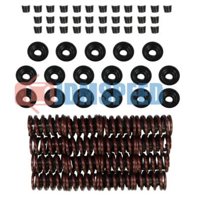 Valve Springs Kit w/ Steel Retainers Locks For Chevrolet SBC 350 400 ...