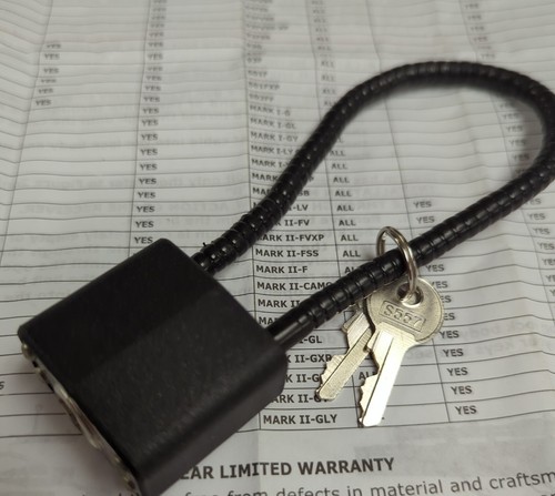 DAC Technologies/Savage Firearms Rifle/Revolver GUN LOCK w 2x KEYS ...