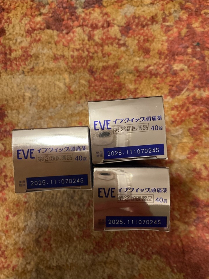 eve quick silver headache and pain relief exp11/2025 3boxes set | eBay