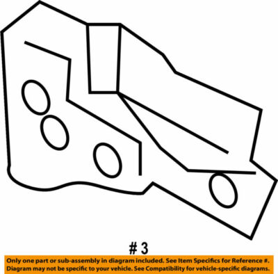 53257-53040 Toyota Bracket, radiator support to front fender 5325753040 ...