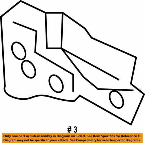 53257-53040 Toyota Bracket, radiator support to front fender 5325753040 ...