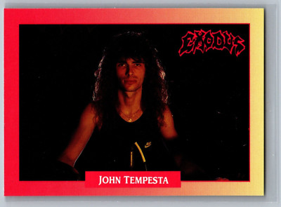 1991 Brockum RockCards John Tempesta #202 Trading Card Exodus | eBay