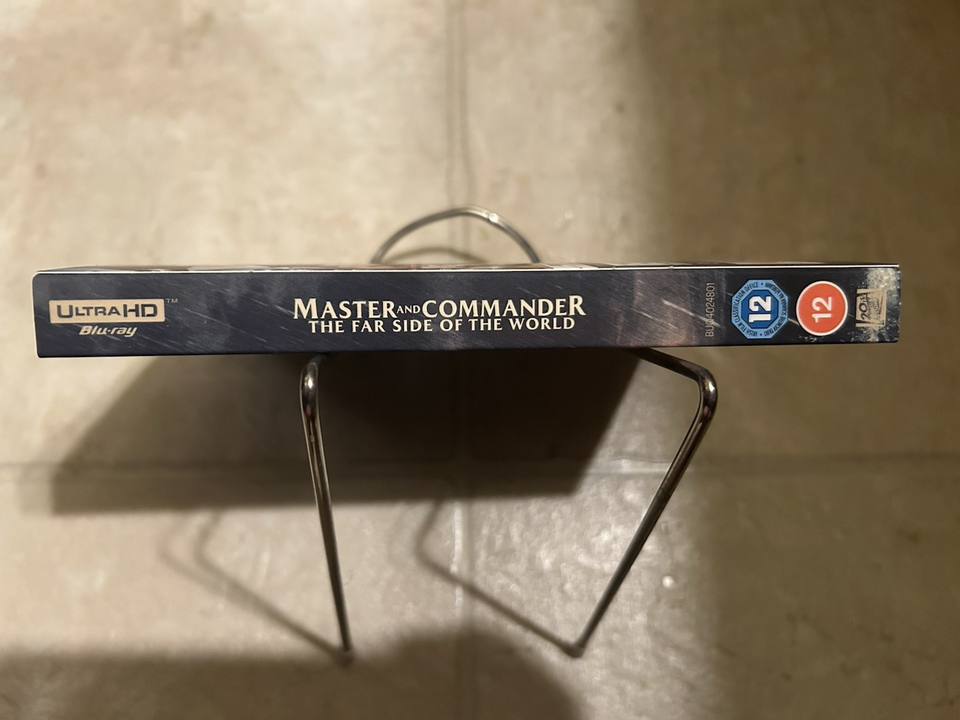 Master and & Commander 4K UHD Blu-ray + Slip Sleeve Cover [2003](UK ...