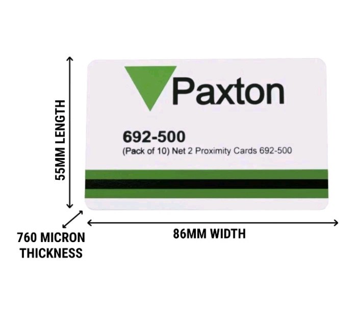 100 pcs Paxton Net2 Compatible ISO Proximity Cards 692-500 Free ...