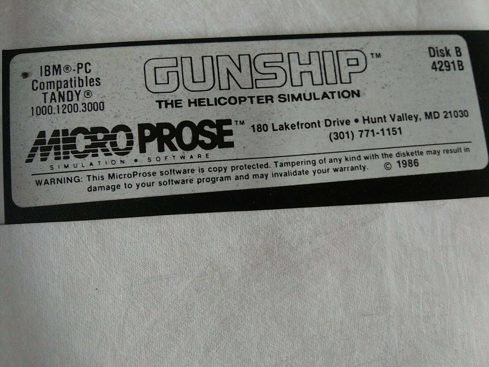 M1 Tank Platoon Game by MicroProse w disk Manual Box Keyboard Overlay ...