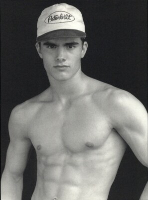 1999 Bruce Weber Male Model Peter Bare Chest Peterbilt Cap Art Photo ...
