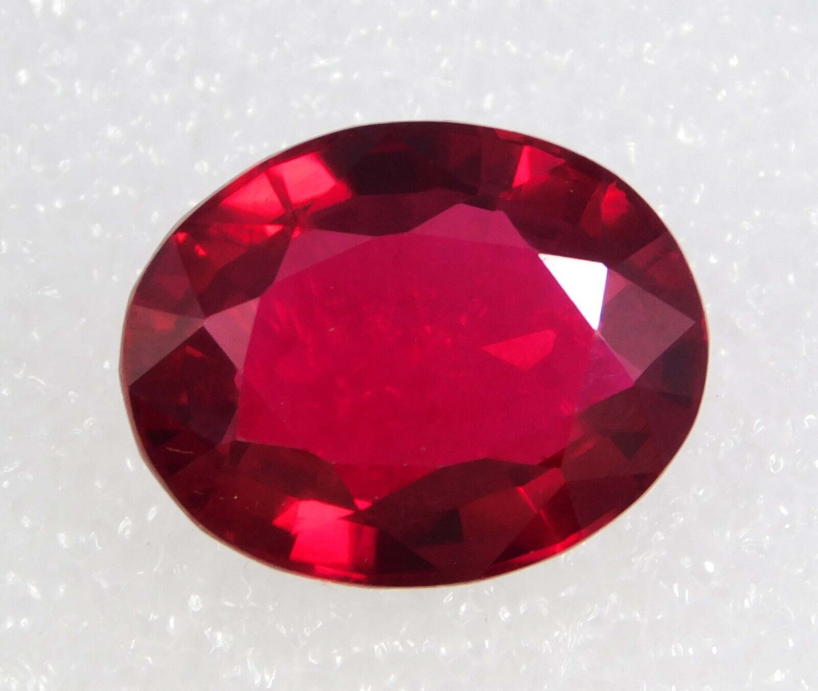 Certifié 16,50 ct naturel rubis rouge du Mozambique taille ovale pierre ...