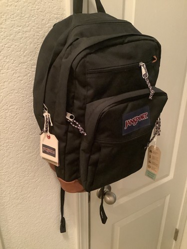 JanSport Cool Student Backpack Black New With Tags | eBay