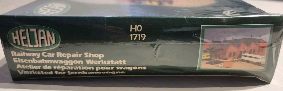 Heljan HO Scale #1719 Railway Car Repair Shop Model Kit | eBay