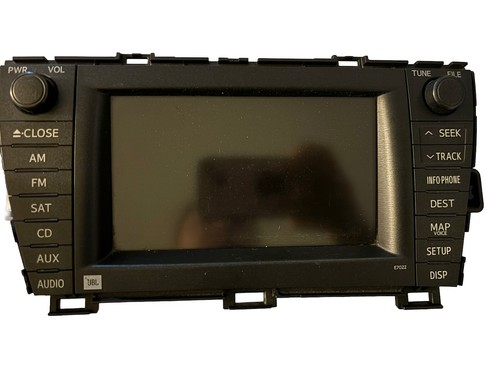 TOYOTA PRIUS OEM HYBRID FRONT NAVIGATION INFO DISPLAY SCREEN MONITOR ...