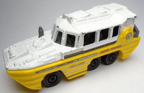 2017 MATCHBOX DUK-DUK EL SEGUNDO WHITE YELLOW 1:64 DIECAST 3" LAND ...