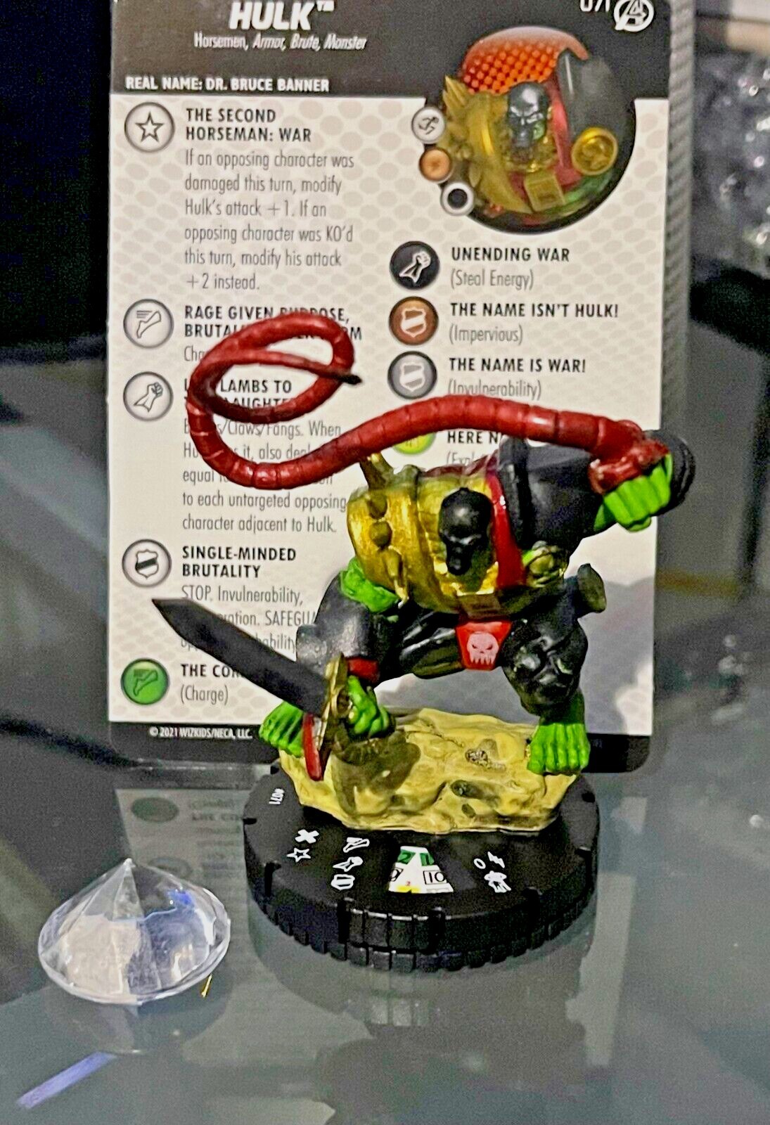 Heroclix Hulk/With Card (HORSEMAN) Chase #071 Avengers Fantastic Four ...