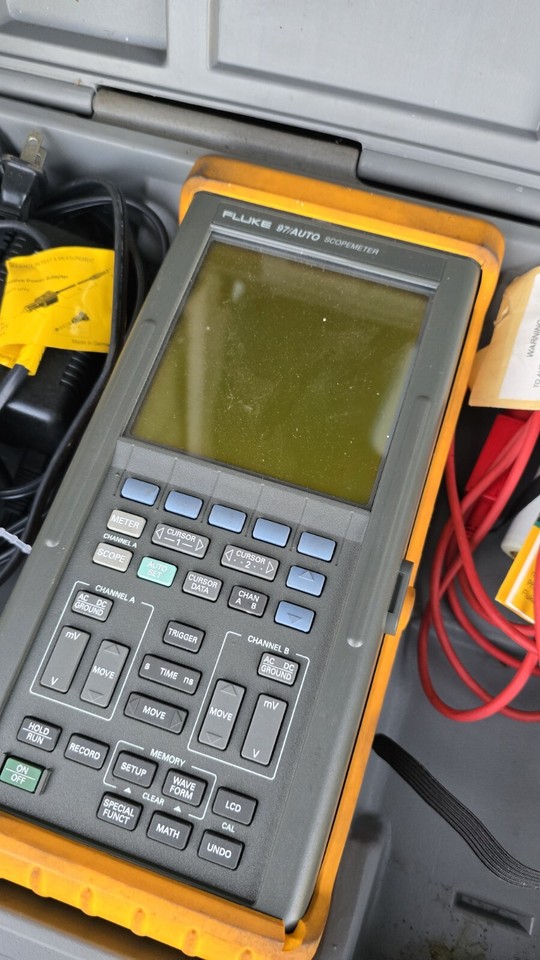 Fluke 97 Auto Scopemeter Dual Trace 50 MHz Handheld Oscilloscope | eBay