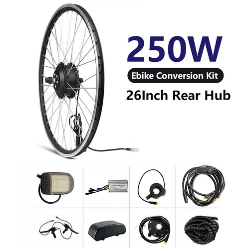 TDR 36V 250W EBIKE CONVERSION KIT WATERPROOF ELECTRIC BIKE 26INCH WHEEL ...