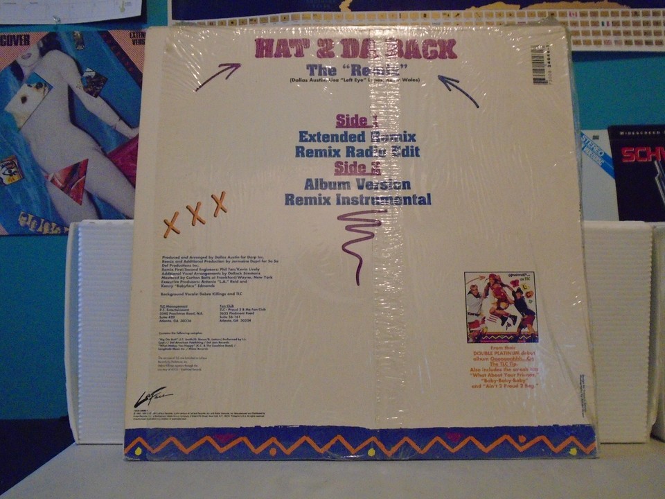 TLC-Hat 2 Da Back-The Remix-12" Vinyl LP-4 mixes-1993 LaFace-Still In ...