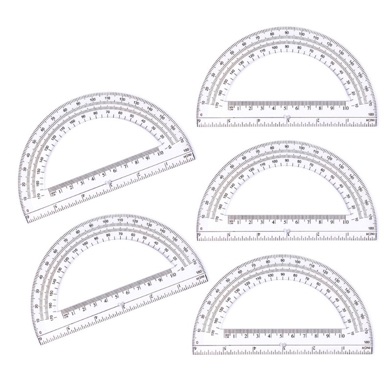180 Degrees Protractors Measuring Protractors for Student Drafting ...
