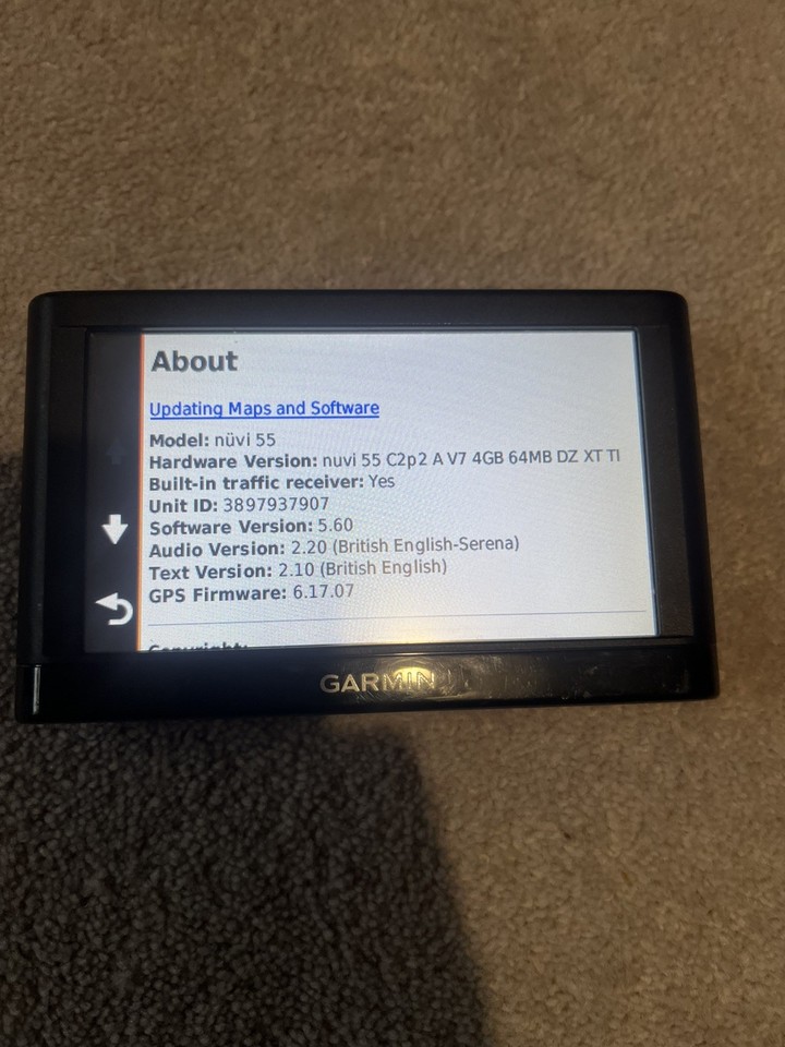 Garmin Nuvi 55 LMT GPS Sat Nav Boxed | eBay UK