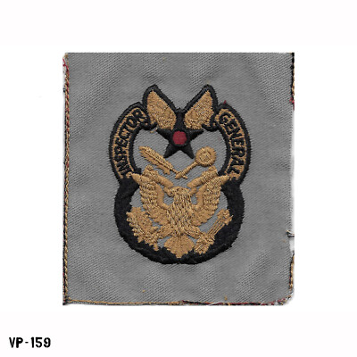 US Air Force ~ BDG ABU Inspector General Patch ~ Vanguard USA ~ NEW | eBay