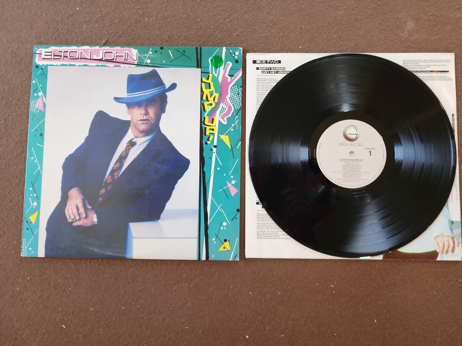 Elton John Jump Up! 1982 Geffen Records #GHS 2013 Rock Vinyl LP Record ...