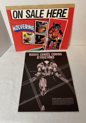 1982 Wolverine Sales Poster and Marvel Coming Attractions Insert | eBay
