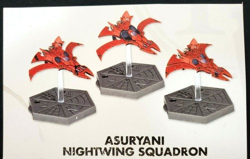 Aeronautica Imperialis Asuryani 3 Nightwing Fighters Warhammer 40K ...
