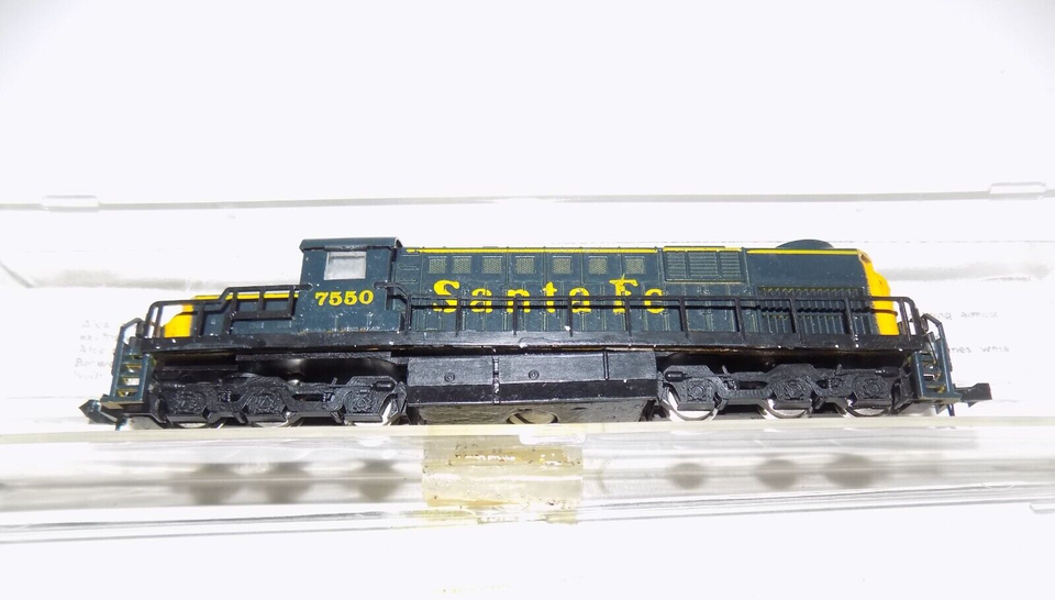 Model Power N Scale ALCO RSD-15 Locomotive Santa Fe #7550 NIB | eBay