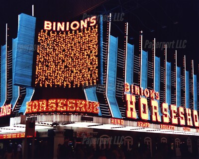 Binion's Horseshoe Casino Vintage Las Vegas Photo 8x10 | eBay