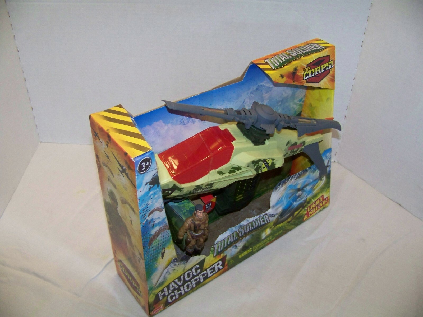 LANARD TOYS THE CORPS TOTAL SOLDIER HAVOC CHOPPER HELICOPTER. NEW ...