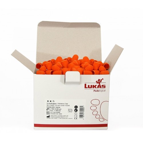Lukas Podological SK-PODO 10mm 80/150/320 Abrasive caps 100pcs ...
