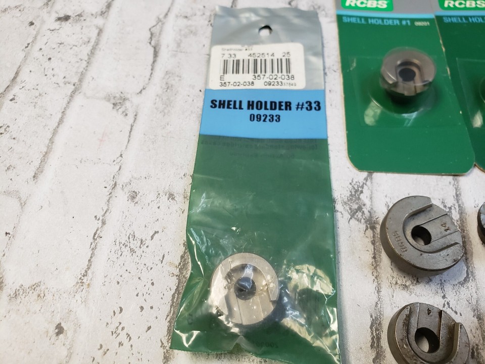 Lot of RCBS Shell Holders #1, 4, 14, 23, 33 | eBay