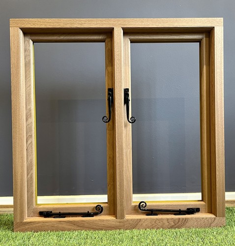 Sapele Wood Hardwood Window 900mm x 900mm Flat Pack Self Assembly ...