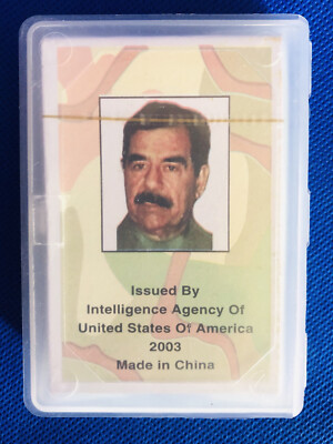 Saddam Hussein Al-Tikriti President Playing Cards Sealed Deck War Most ...