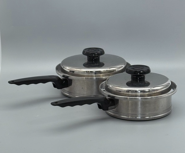 Lot of 2 Vintage LIFETIME 7-1/2" & 8-1/2" Saute Frying Pans Saucepans ...