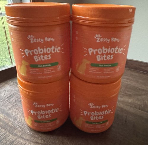 FOUR Zesty Paws GUT HEALTH Probiotic Bites 6/2026 SEALED | eBay