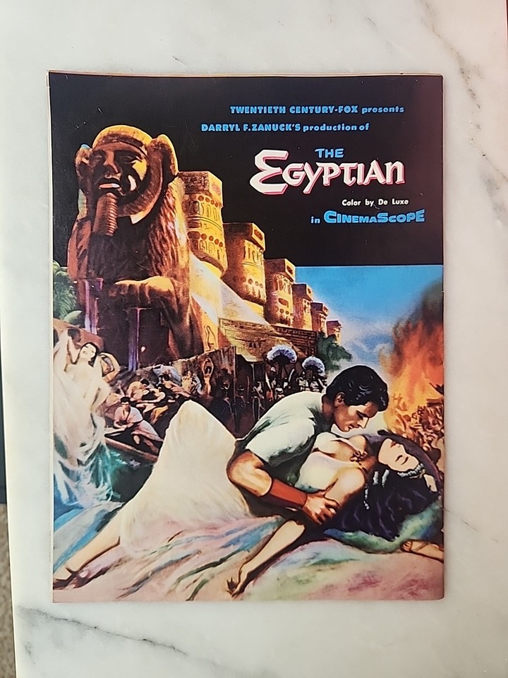 1954 The Egyptian Souvenir Program Booklet - 20th Century Fox CinemaScope Zanuck | eBay